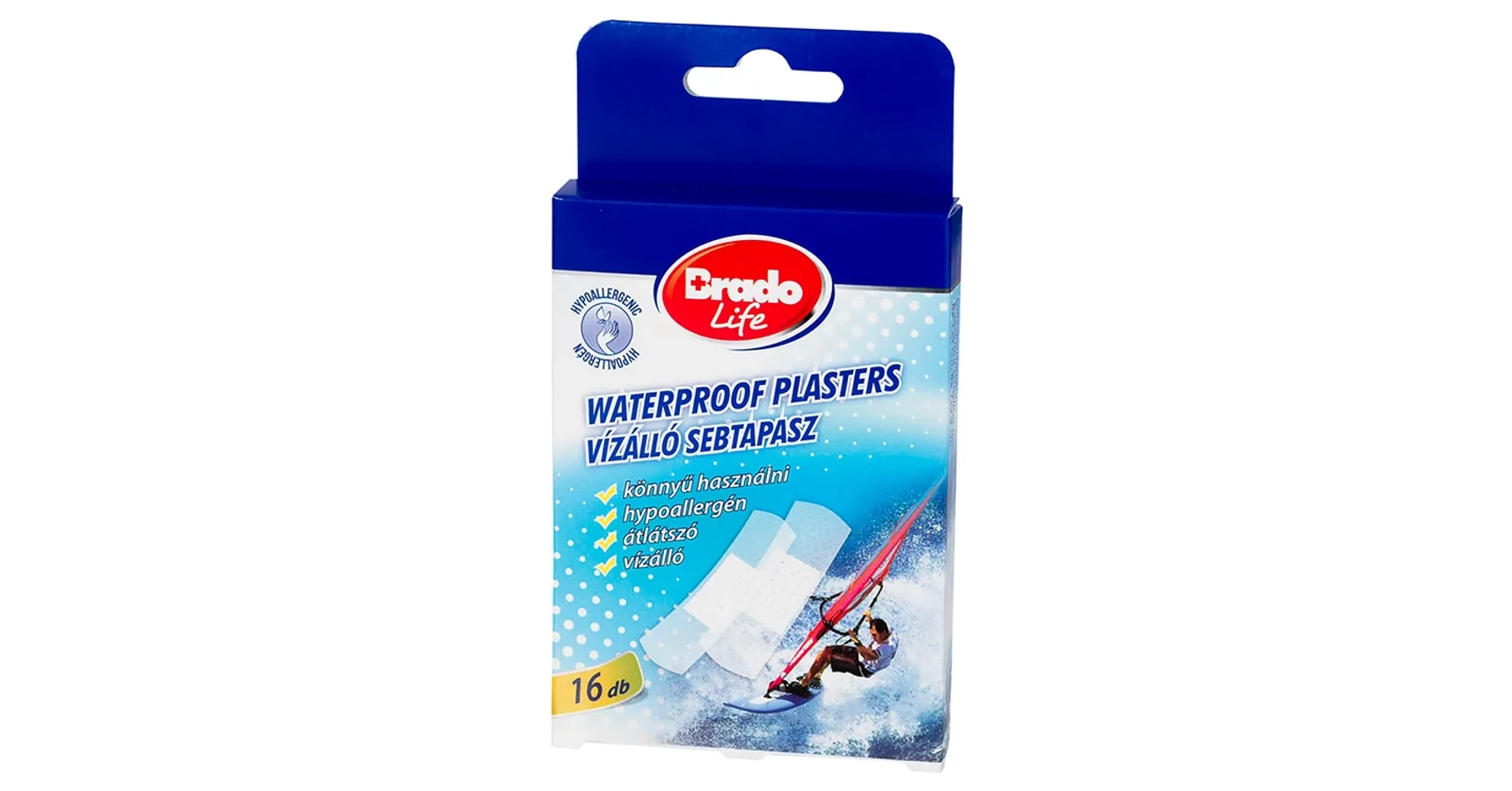 Bradolife sebtapasz - Vízálló - (16 db) | Carbon Medical