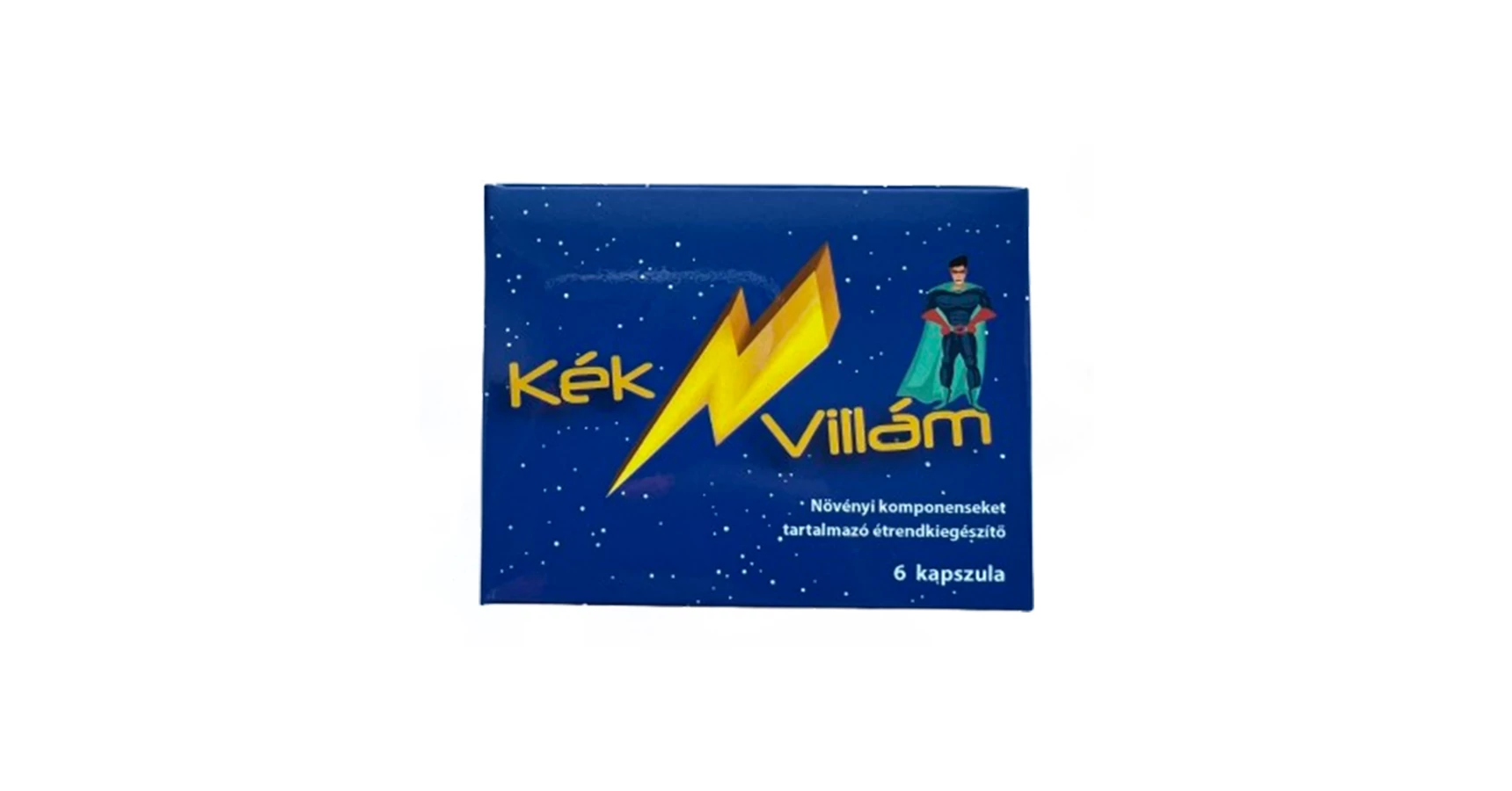 Kék Villám Potencianövelő kapszula (6db) - Carbon Medical